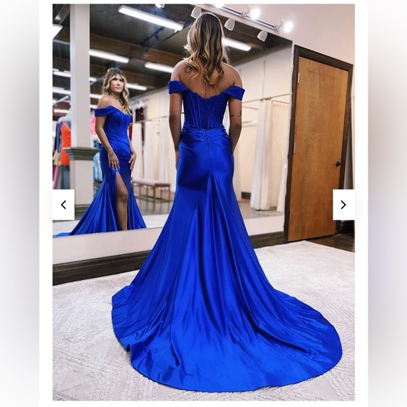 Dresses | New Hebeos Royal Blue Prom Dress | Poshmark